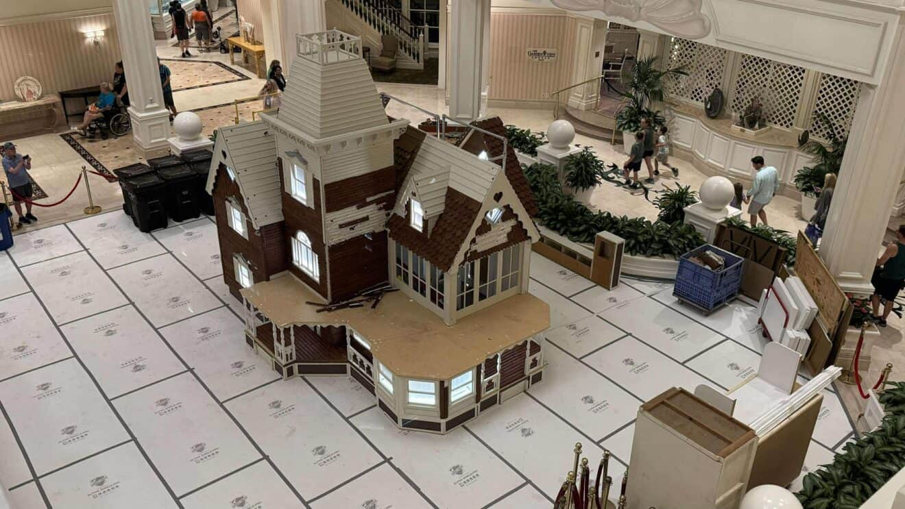 Construction Begins on 2024 Grand Floridian Gingerbread House | Chip ...