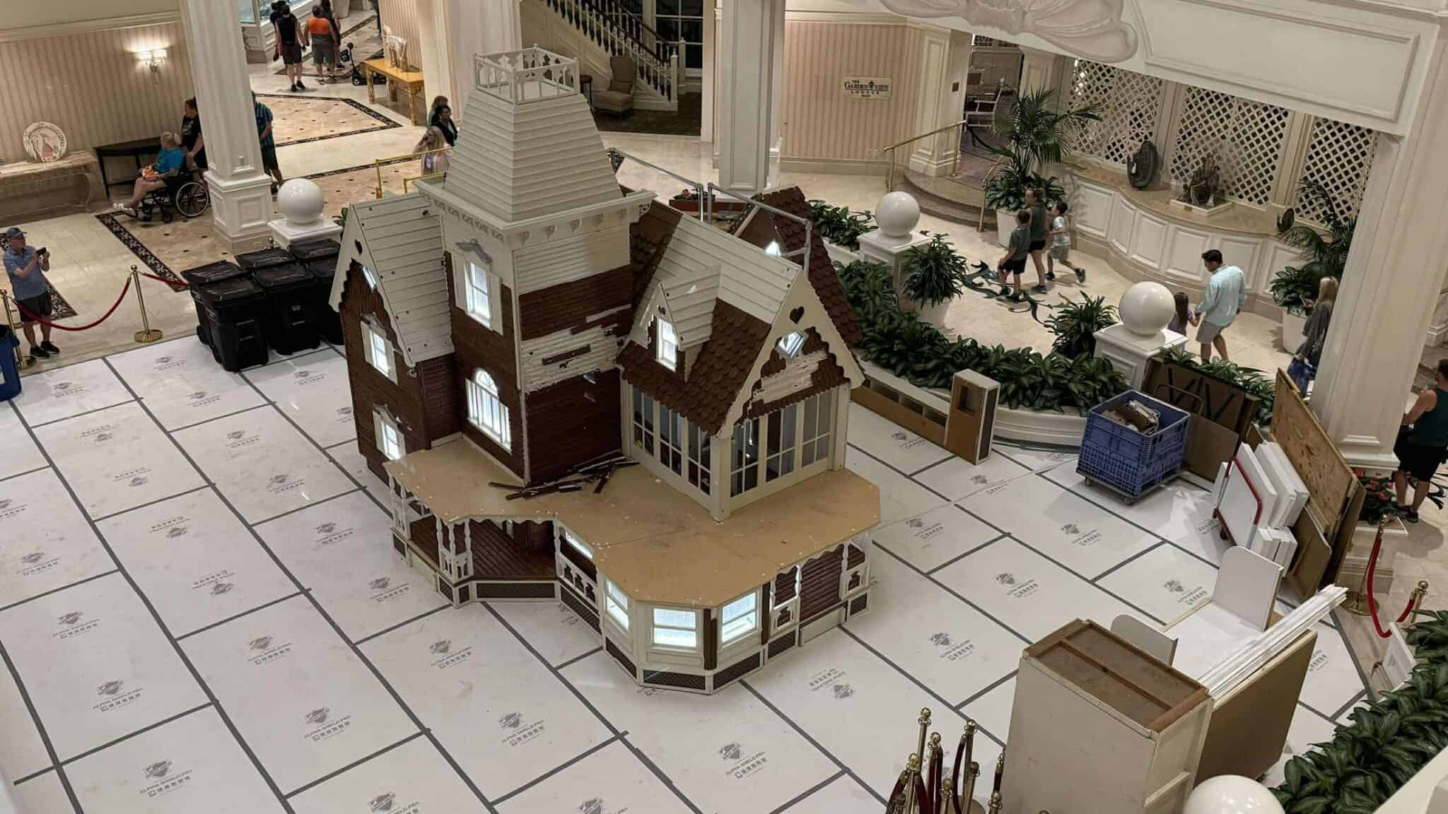 Construction Begins on 2024 Grand Floridian Gingerbread House | Chip ...
