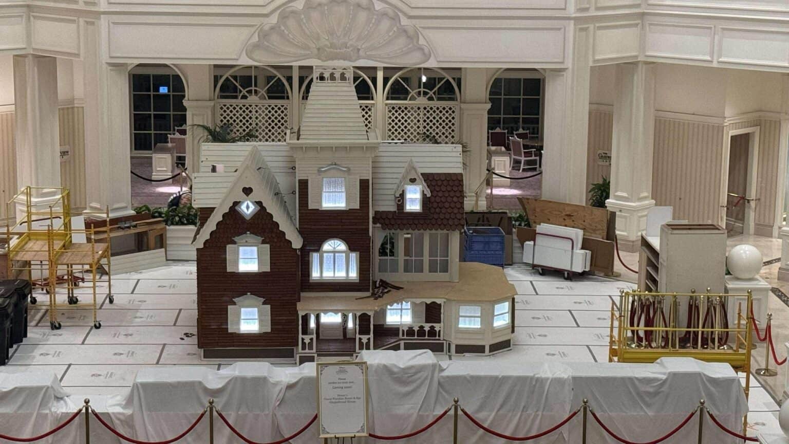 Construction Begins on 2024 Grand Floridian Gingerbread House | Chip ...