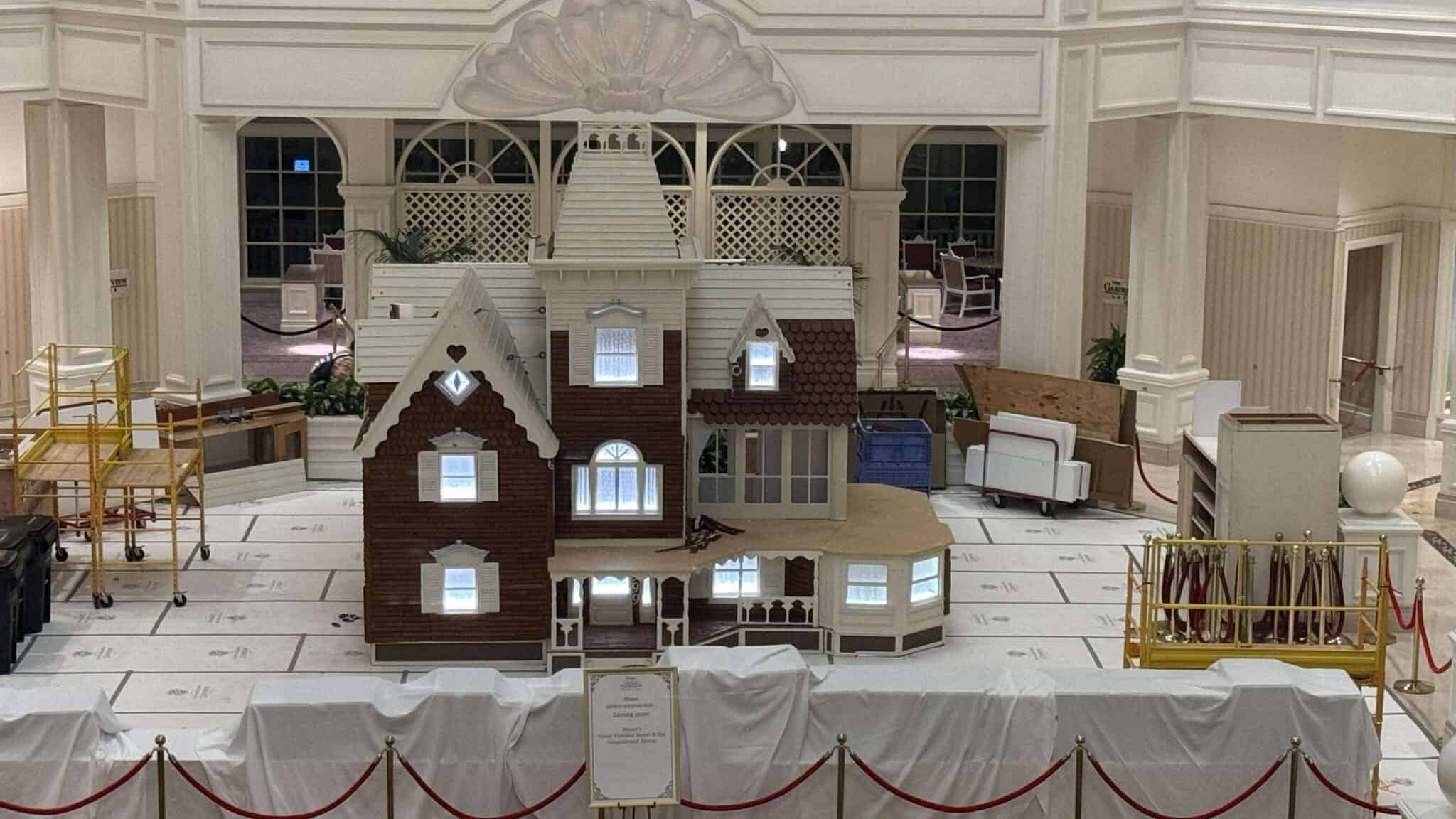 Construction Begins on 2024 Grand Floridian Gingerbread House | Chip ...