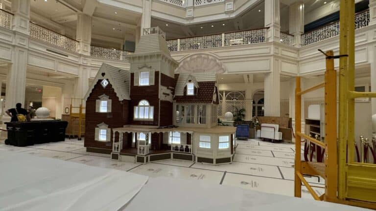 Construction Begins on 2024 Grand Floridian Gingerbread House | Chip ...