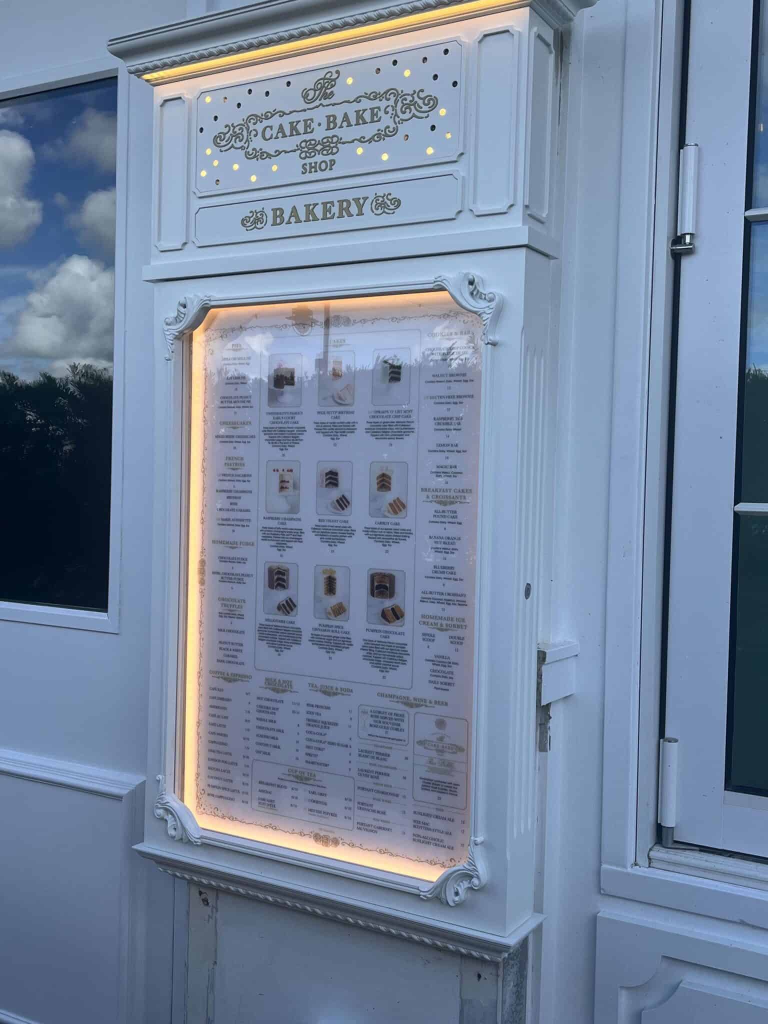 Walls Down & Menu Revealed for the Cake Bake Shop at Disney's Boardwalk ...