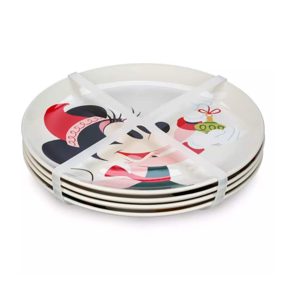 Mickey Mouse and Friends Holiday Plate Set Brings Festive Cheer to Your ...