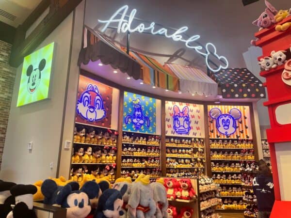 New Plush Display in World of Disney at Disney Springs | Chip and Company