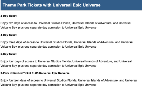 Universal’s Epic Universe Tickets and Packages Are Now On Sale! | Chip ...