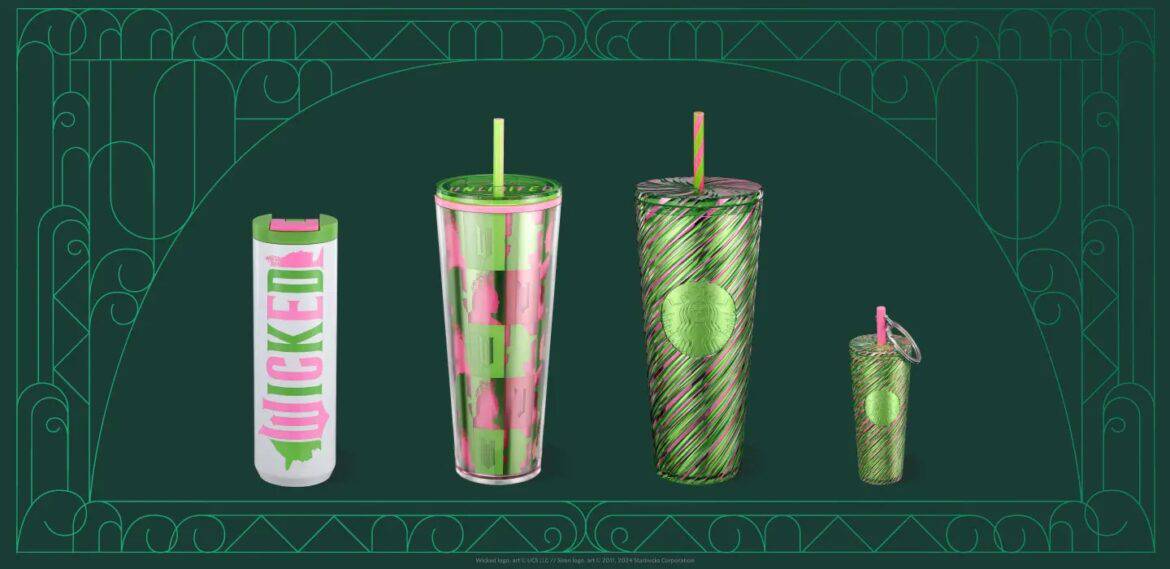 Starbucks Releases New "Wicked" Merchandise Collection | Chip and Company
