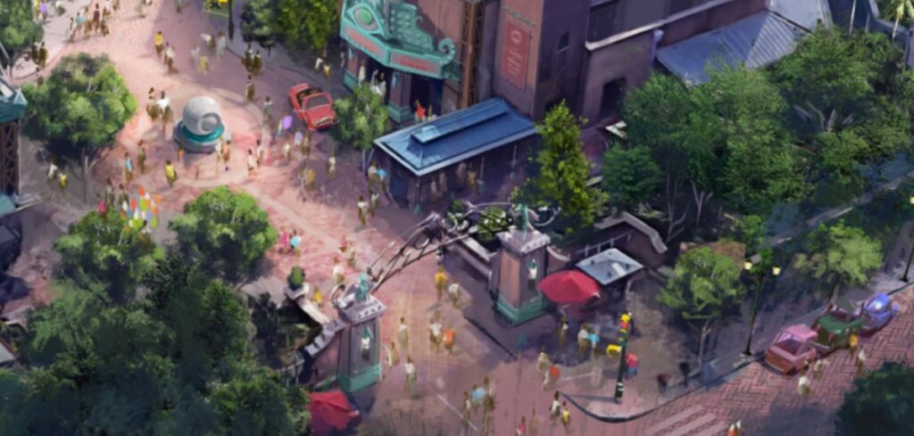 Monsters Inc. Land Concept Art Shows Changes to Muppets Courtyard Area ...
