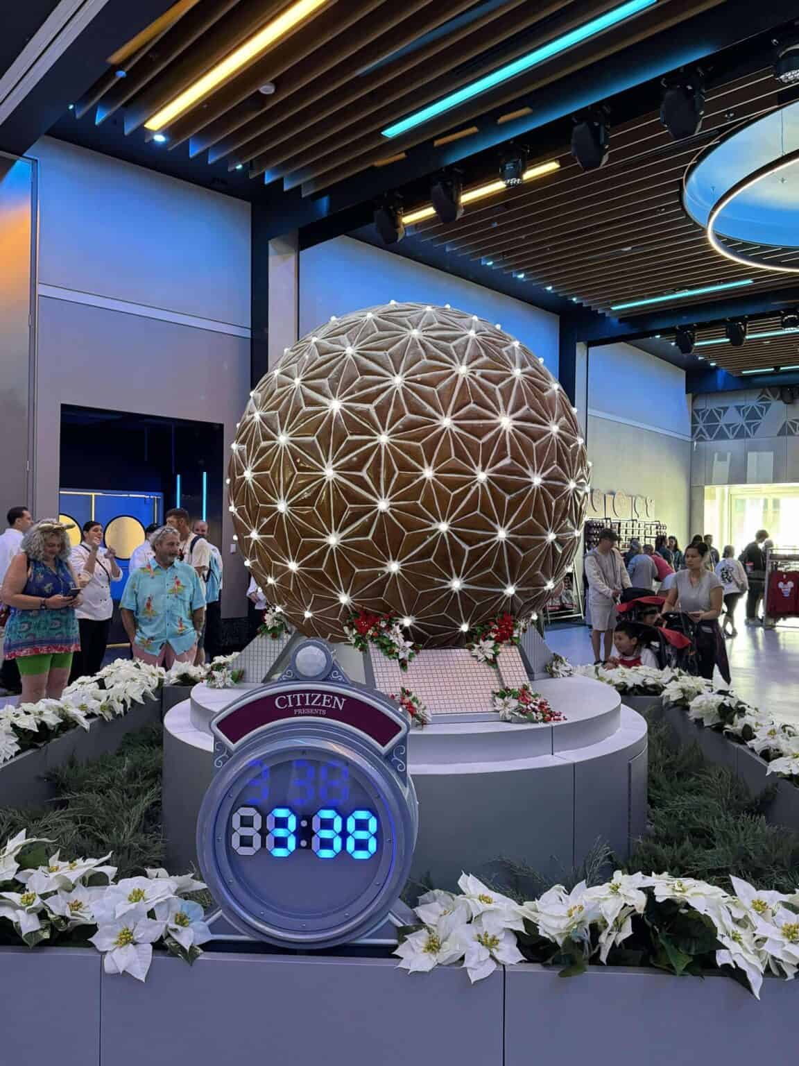 EPCOT Debuts Stunning Gingerbread Spaceship Earth at 2024 Festival of ...