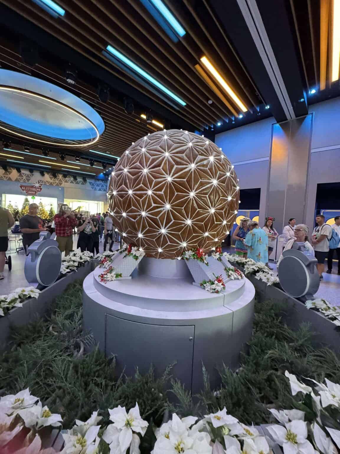 EPCOT Debuts Stunning Gingerbread Spaceship Earth at 2024 Festival of ...