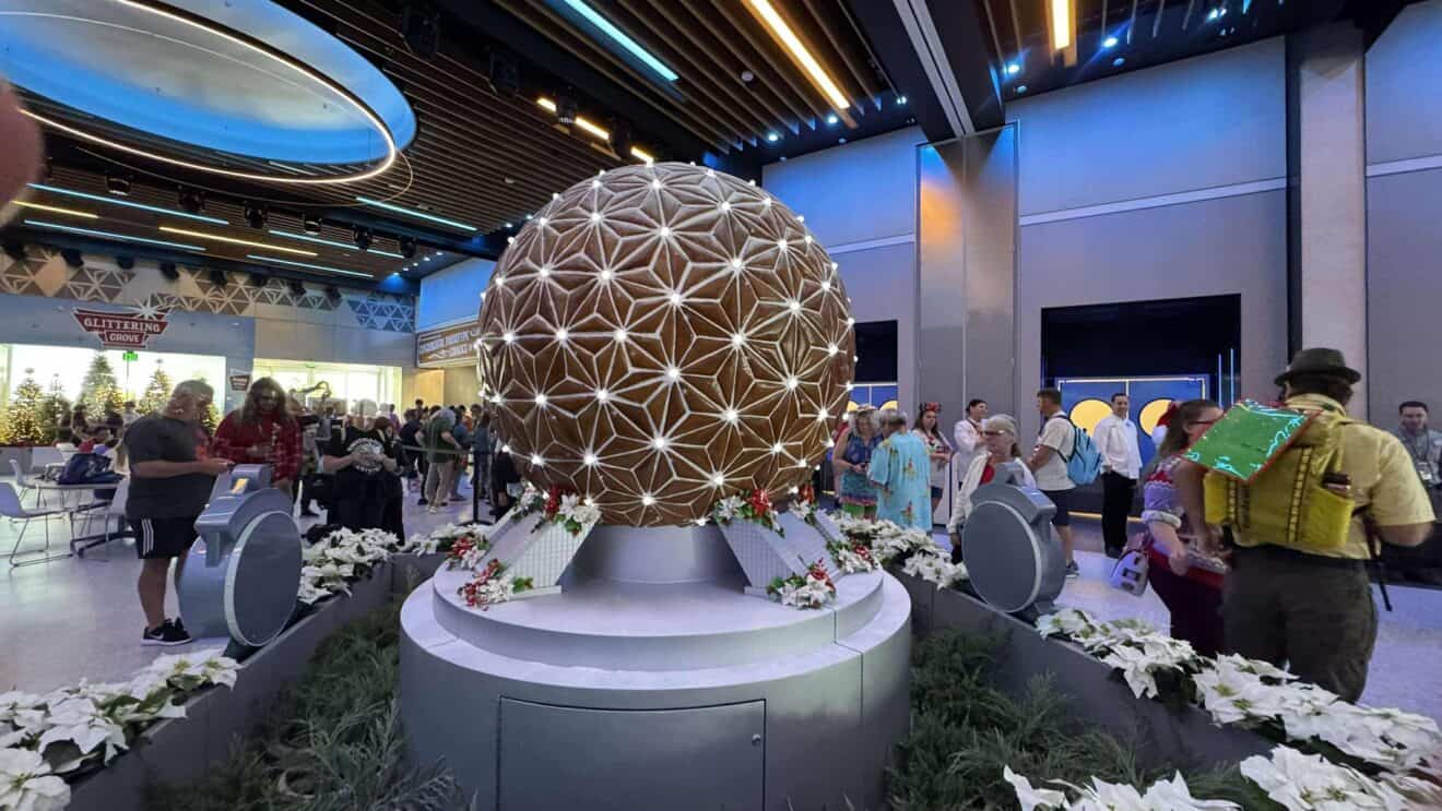 EPCOT Debuts Stunning Gingerbread Spaceship Earth at 2024 Festival of ...
