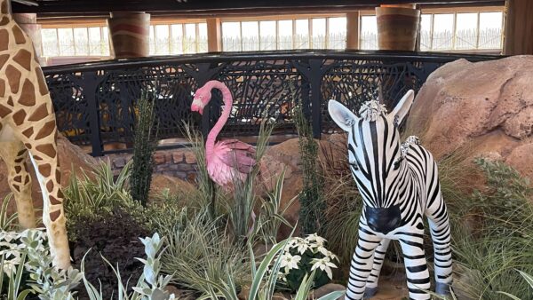 Gingerbread Flamingo Joins Giraffe and Zebra at Disney’s Animal Kingdom ...