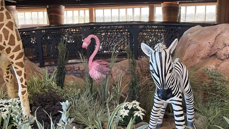 Gingerbread Flamingo Joins Giraffe and Zebra at Disney’s Animal Kingdom ...