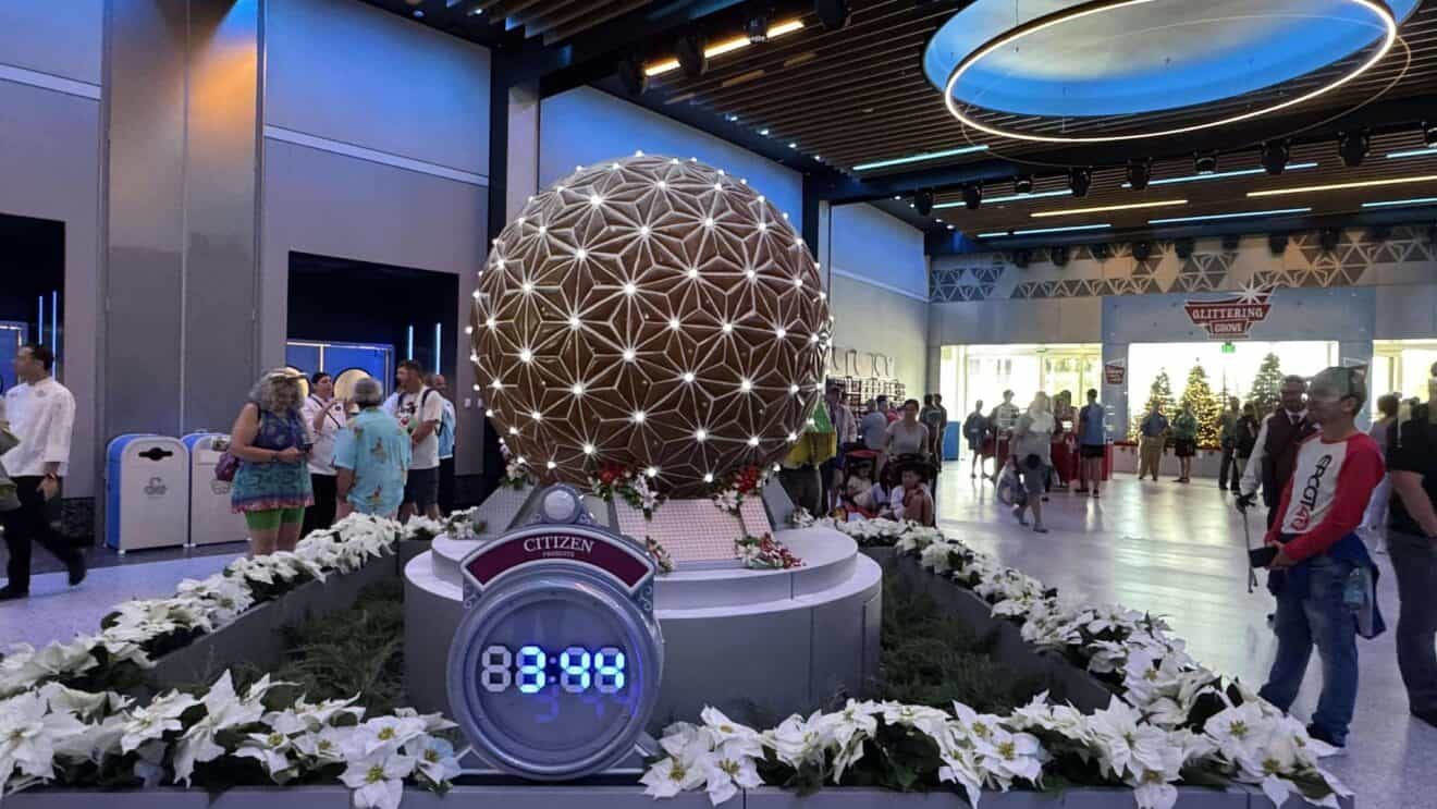EPCOT Debuts Stunning Gingerbread Spaceship Earth at 2024 Festival of the Holidays | Chip and ...