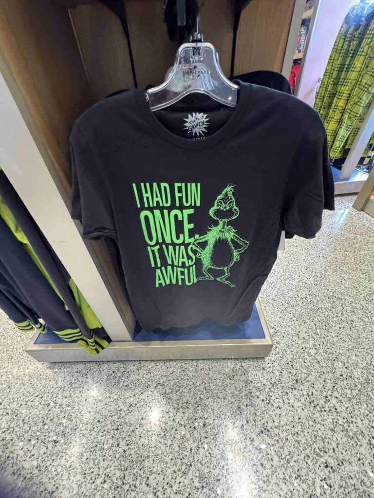 Grinch Christmas Merch Arrived to Universal Orlando Resort! | Chip and ...