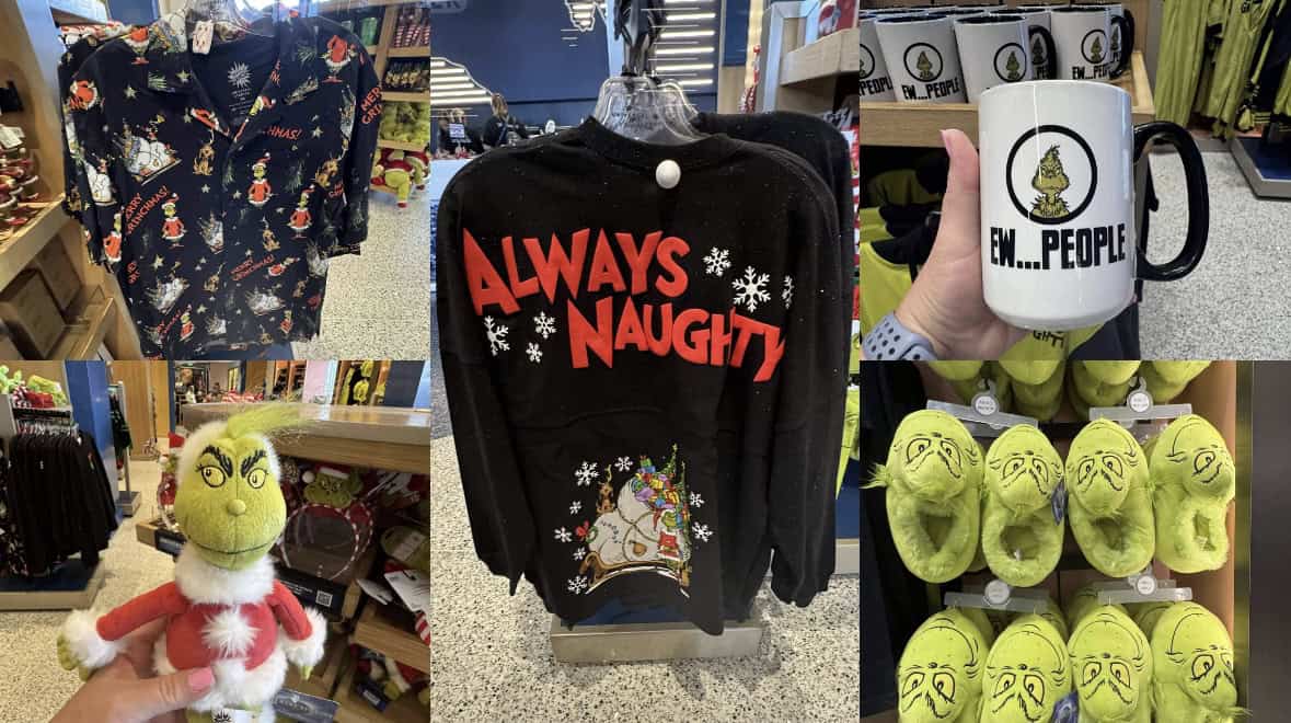 Grinch Christmas Merch Arrived to Universal Orlando Resort! | Chip and ...