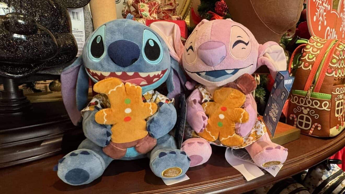Stitch and Angel Gingerbread Plush: A Sweet and Mischievous Duo | Chip ...