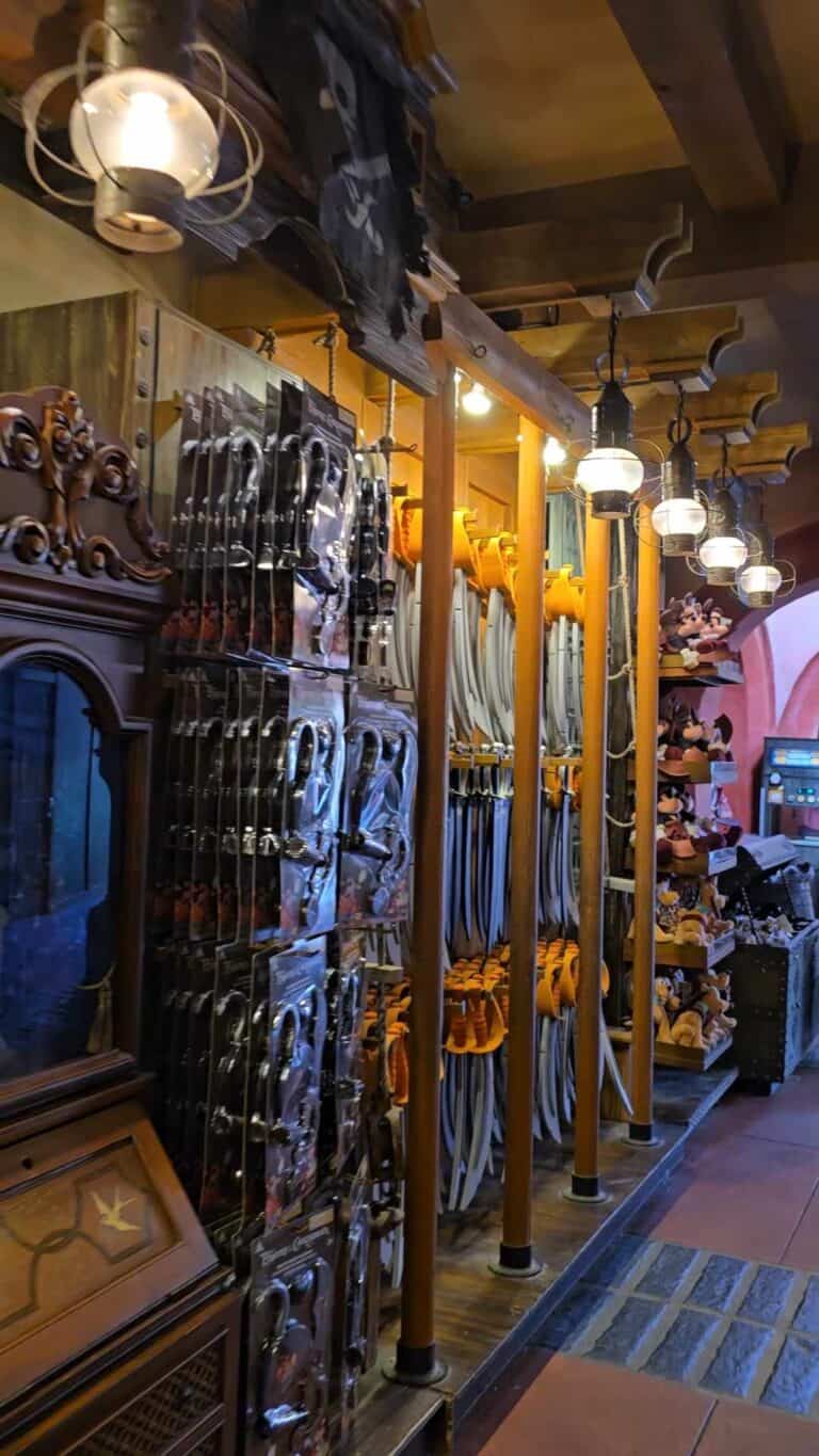 Construction Walls Down Around Pirates of the Caribbean Gift Shop at ...