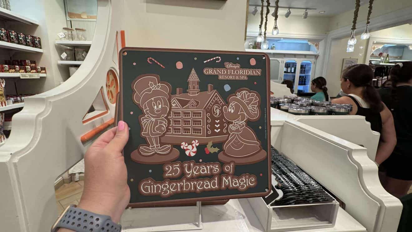 New Grand Floridian Gingerbread House Merchandise Celebrates 25 Years ...