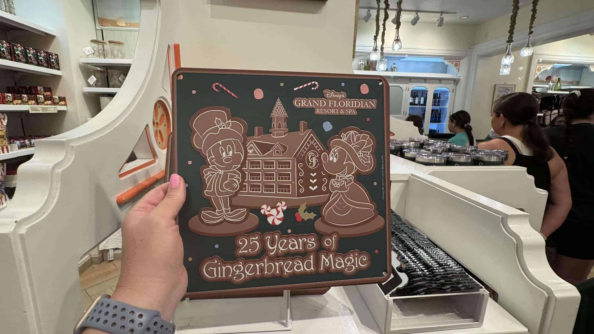 New Grand Floridian Gingerbread House Merchandise Celebrates 25 Years ...