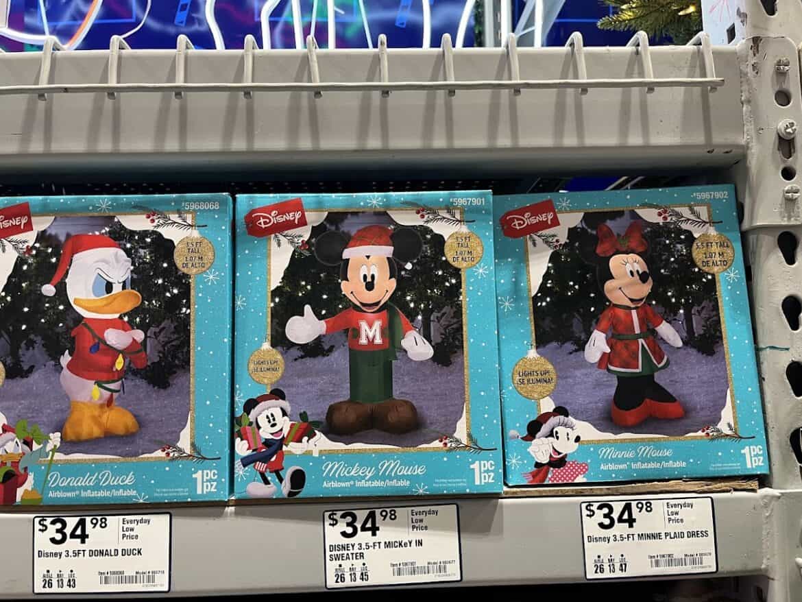 Disney Holiday Merchandise Arrives at Lowe's Home Improvement | Chip ...