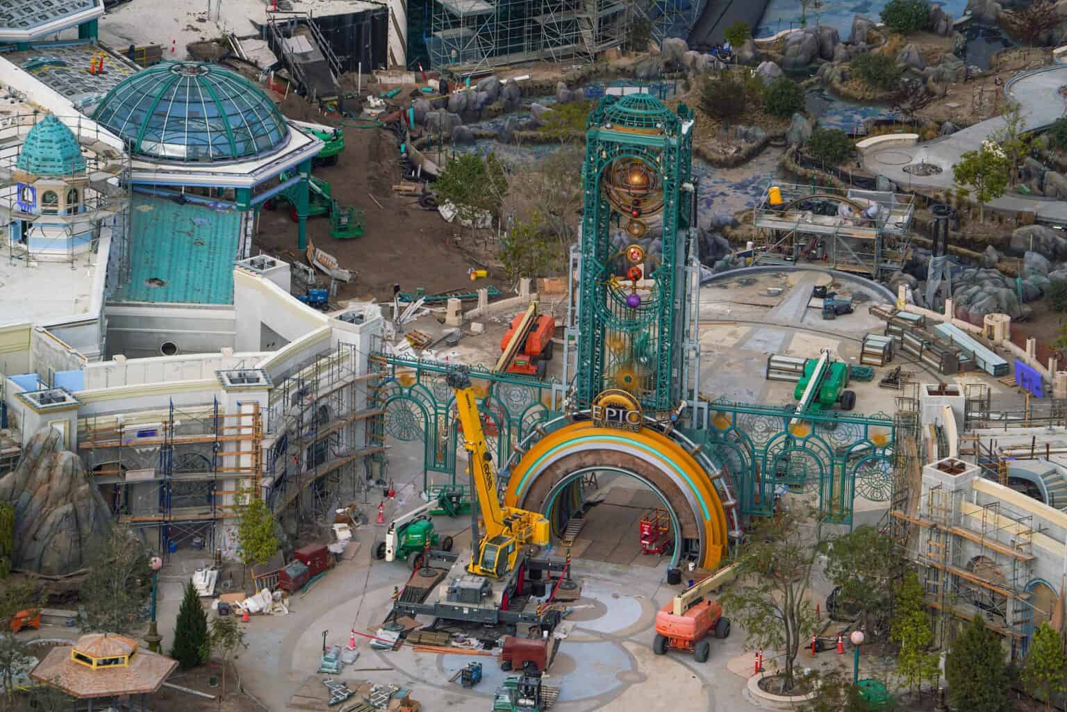 Aerial Look at the Construction for Universal Orlando's Epic Universe ...
