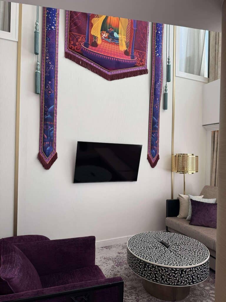 Aladdin Inspired Rajah Royal Suite on the Disney Treasure | Chip and ...