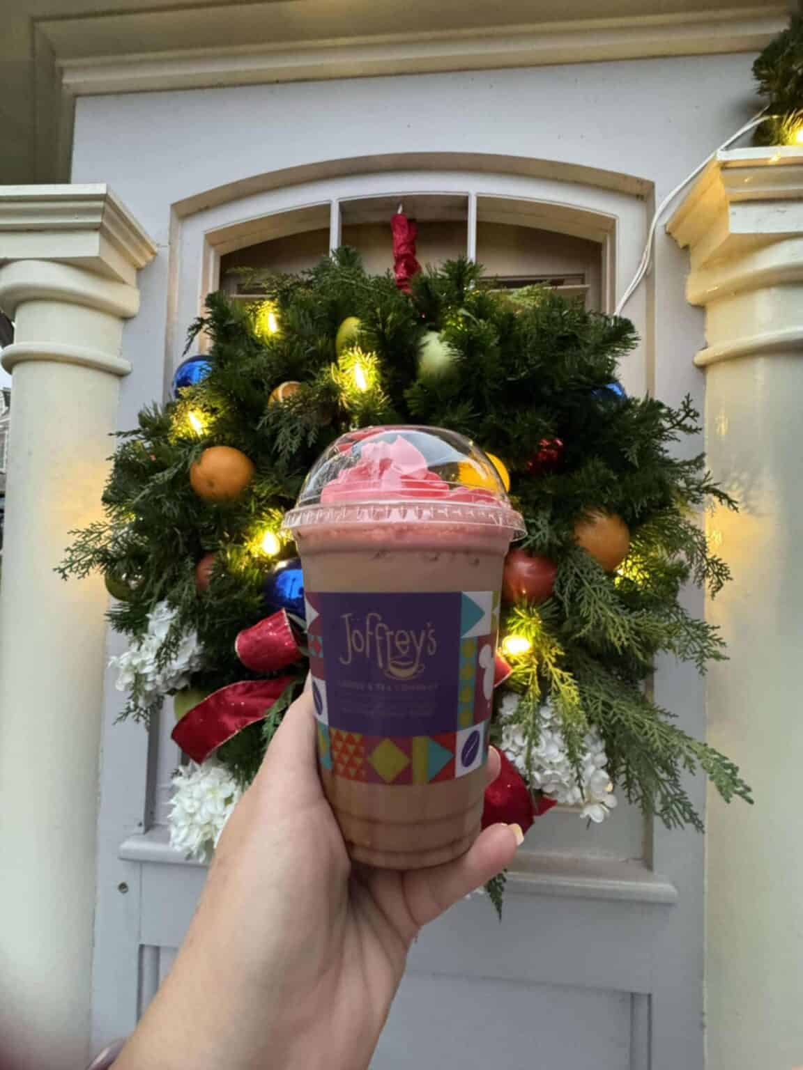 Merry Mint Cookie Latte from Joffrey's Coffee for EPCOT Festival of the Holidays | Chip and Company