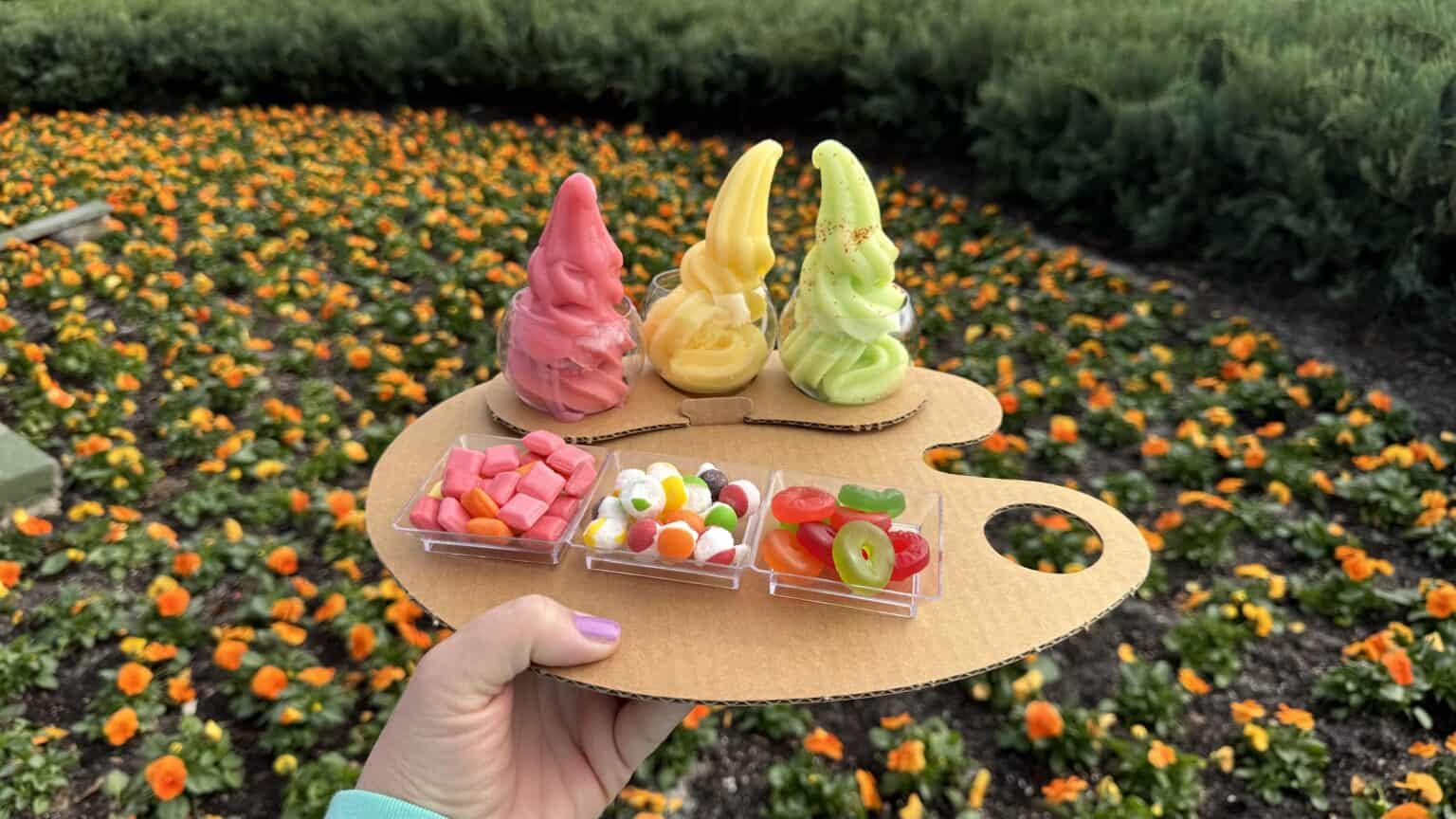 Candy Trio Dole Whip Flight Debuts at Festival of the Arts | Chip and ...