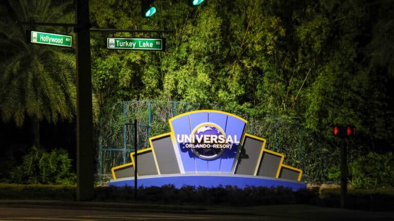 First Look at New Universal Orlando Eye Catching Road Signs | Chip and ...