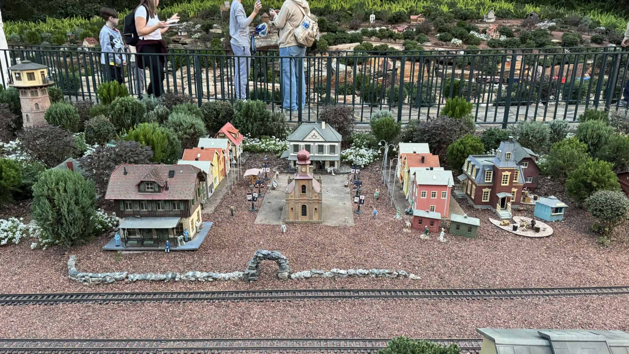 Tiny Train Town in Germany Pavilion Decorated for Epcot Festival of the ...
