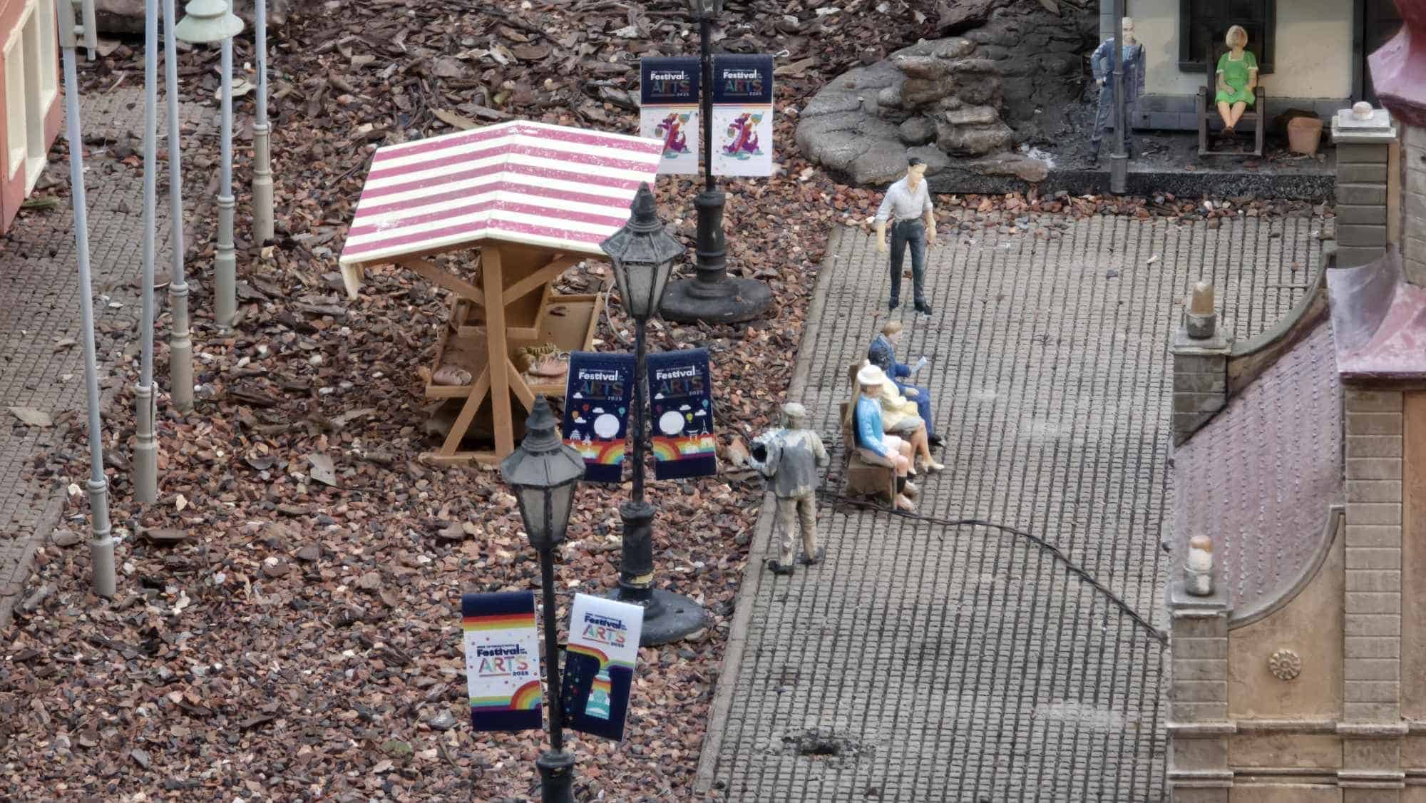 Tiny Train Town in Germany Pavilion Decorated for Epcot Festival of the ...