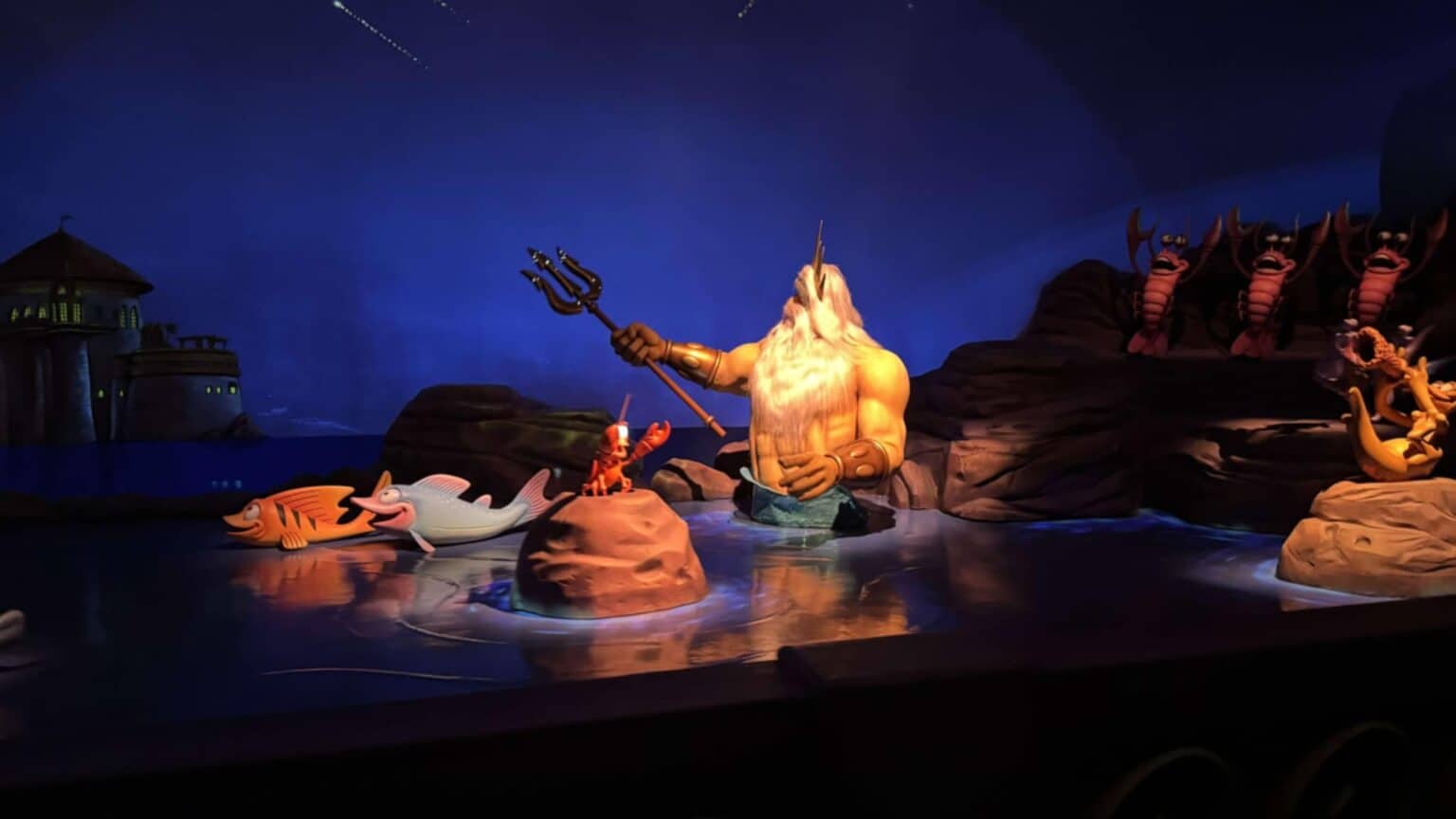 Sebastian Eyes Light Up Once Again on Little Mermaid Ride in Magic ...