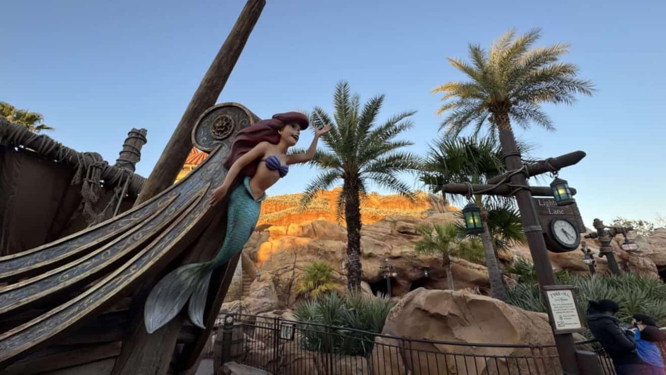 Sebastian Eyes Light Up Once Again on Little Mermaid Ride in Magic ...