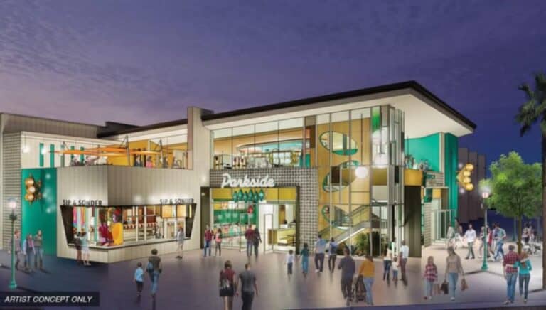 First Look at the Sign for Parkside Market Coming to Downtown Disney ...