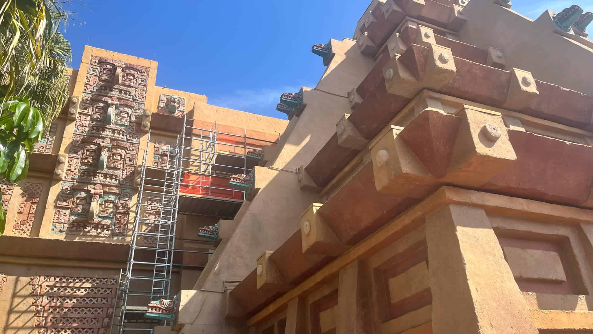 Disney Begins Repainting Work on EPCOT's Mexico Pavilion | Chip and Company