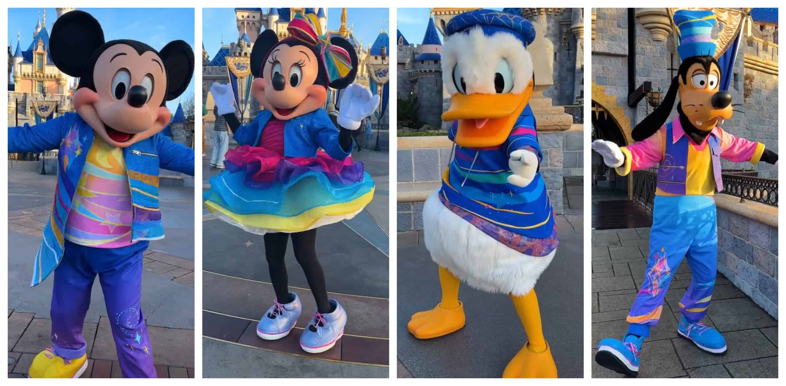 First Look at Mickey & Friends Disneyland 70th Anniversary Outfits