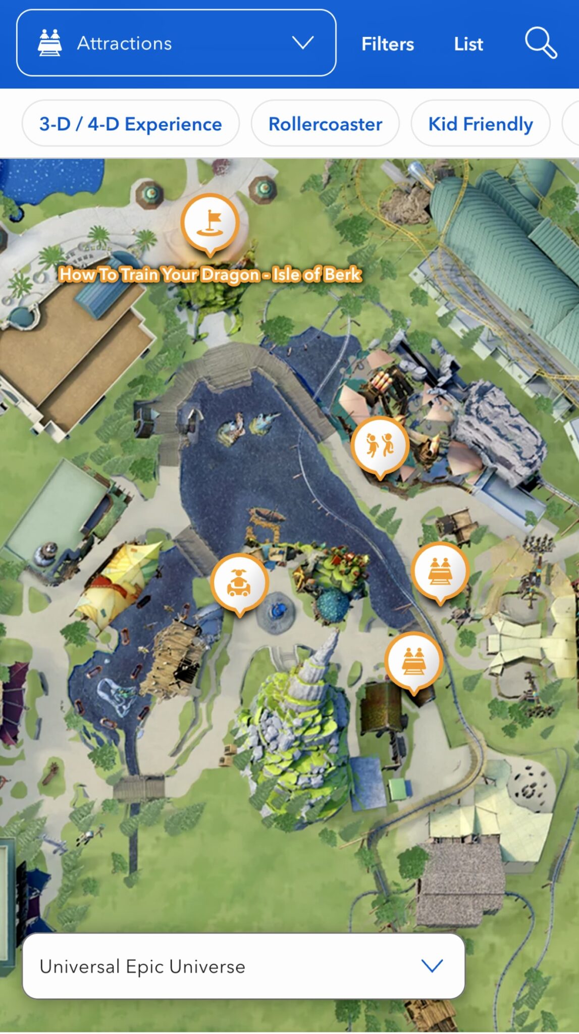 Epic Universe Park Map Now Showing in Universal Orlando App | Chip and ...
