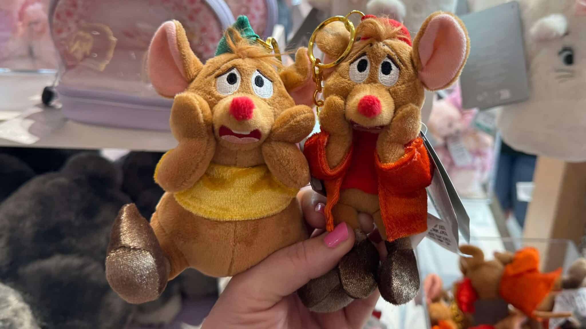 Jaq and Gus Plush Keychains from Cinderella Arrive at Ever After in ...