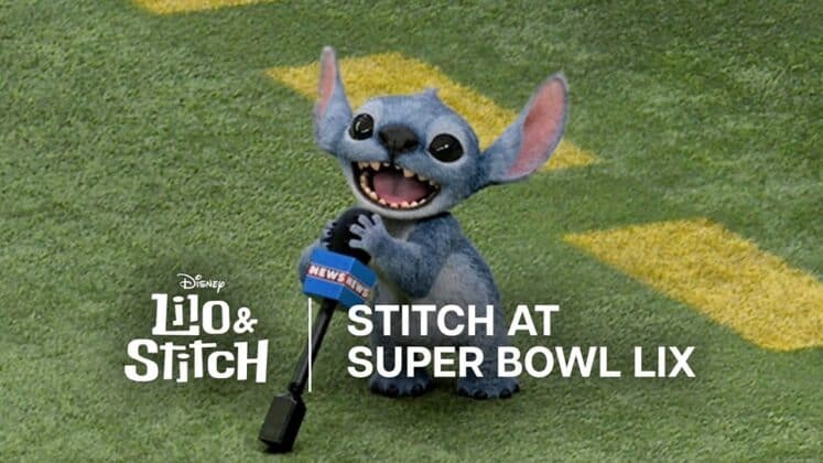 Stitch Crashes the Super Bowl in Hilarious Commercial | Chip and Company