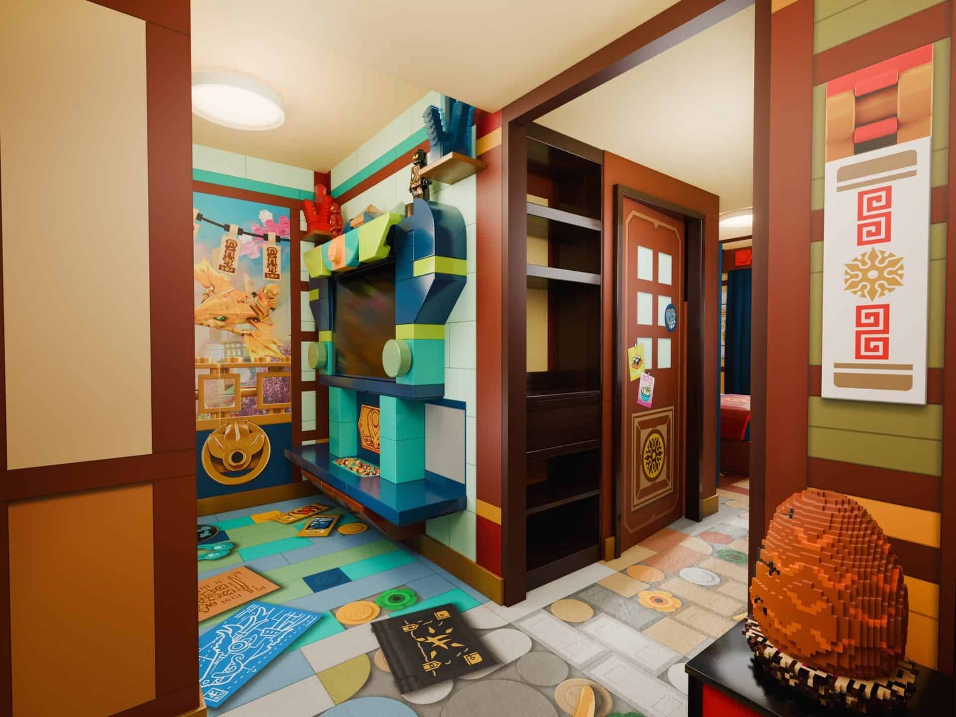 New LEGO NINJAGO hotels rooms coming to The LEGOLAND Hotel in Florida ...