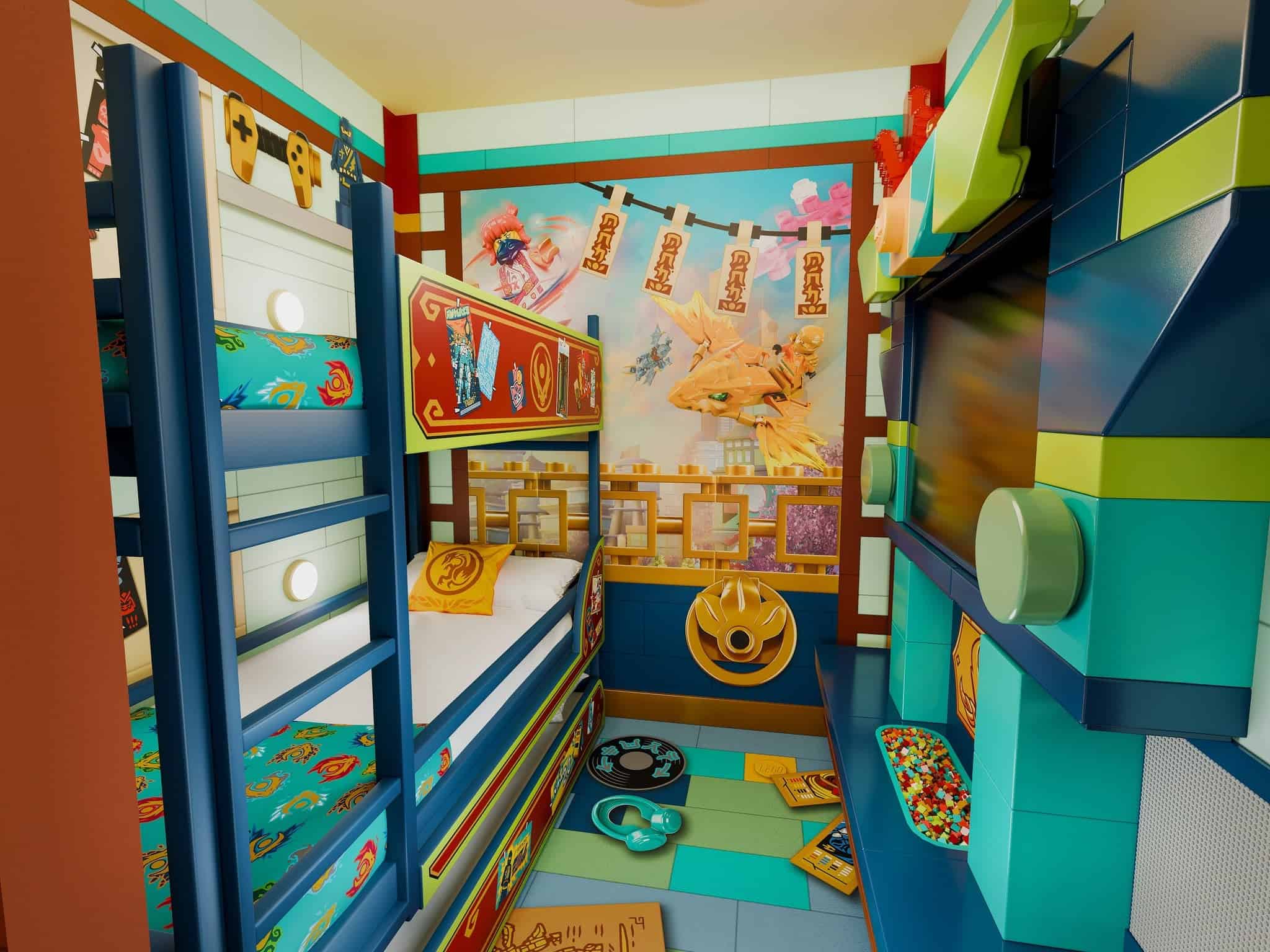 New LEGO NINJAGO hotels rooms coming to The LEGOLAND Hotel in Florida ...