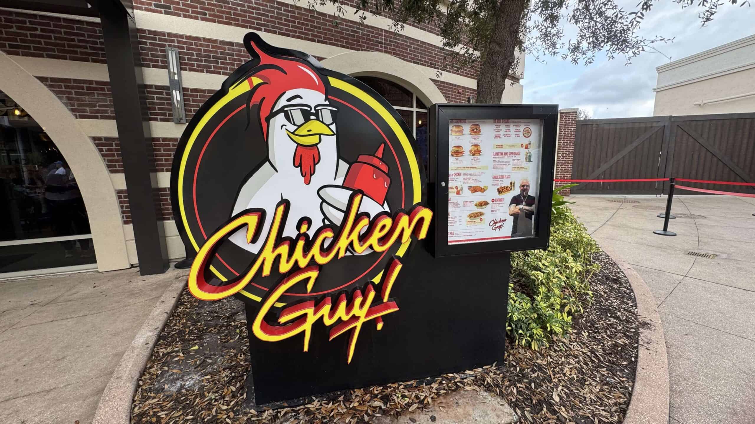 Shaded Patio Seating Area Open at Chicken Guy in Disney Springs 1