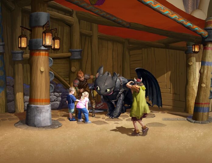 Universal Shares First Look at Hiccup and Toothless Meet & Greet in ...