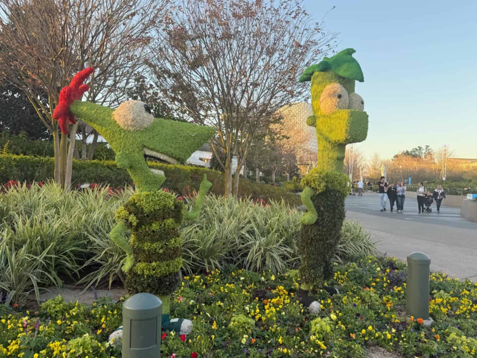 More Topiaries Installed Ahead of 2025 Epcot Flower and Garden Festival ...