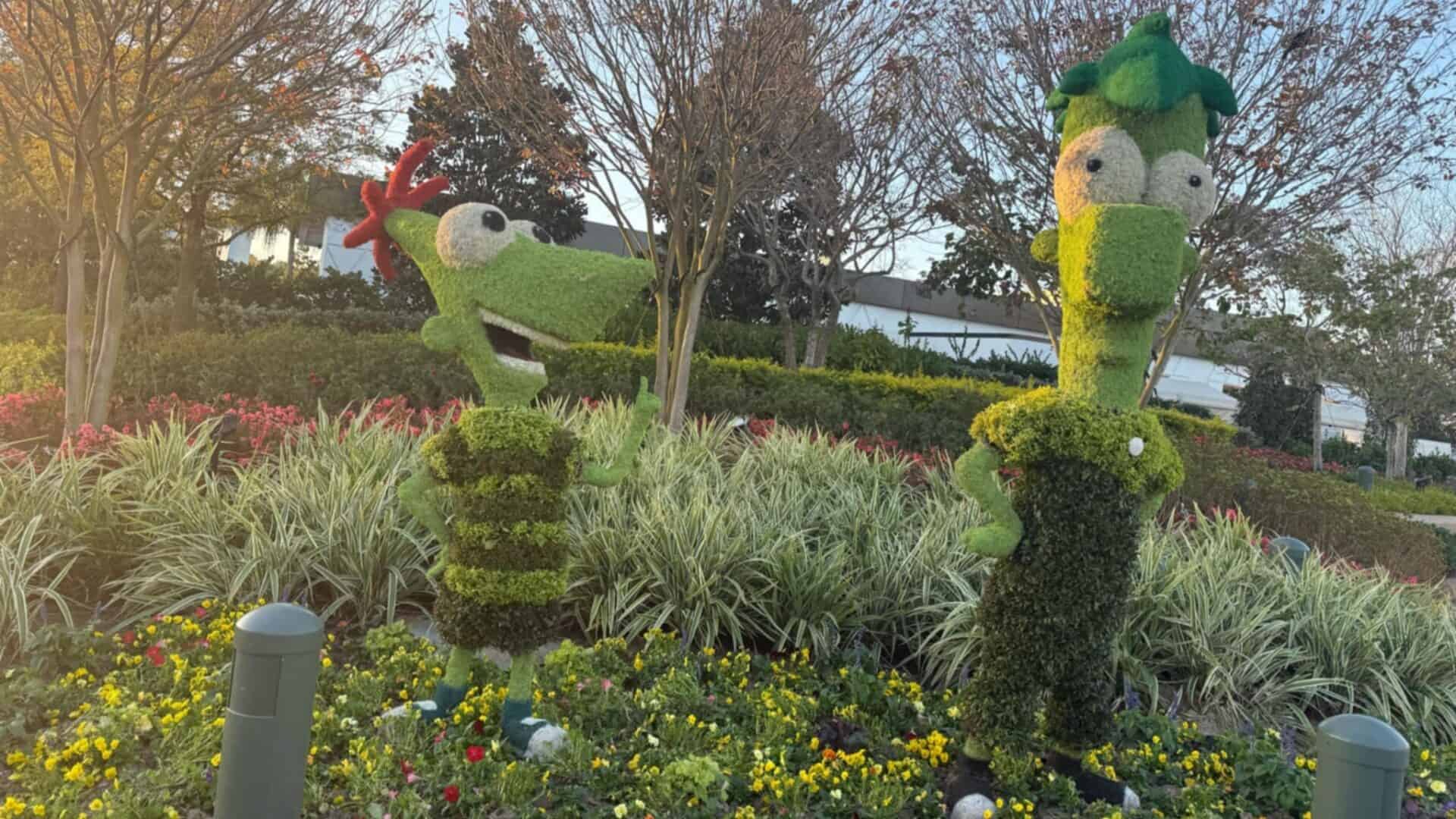 More Topiaries Installed Ahead of 2025 Epcot Flower and Garden Festival ...