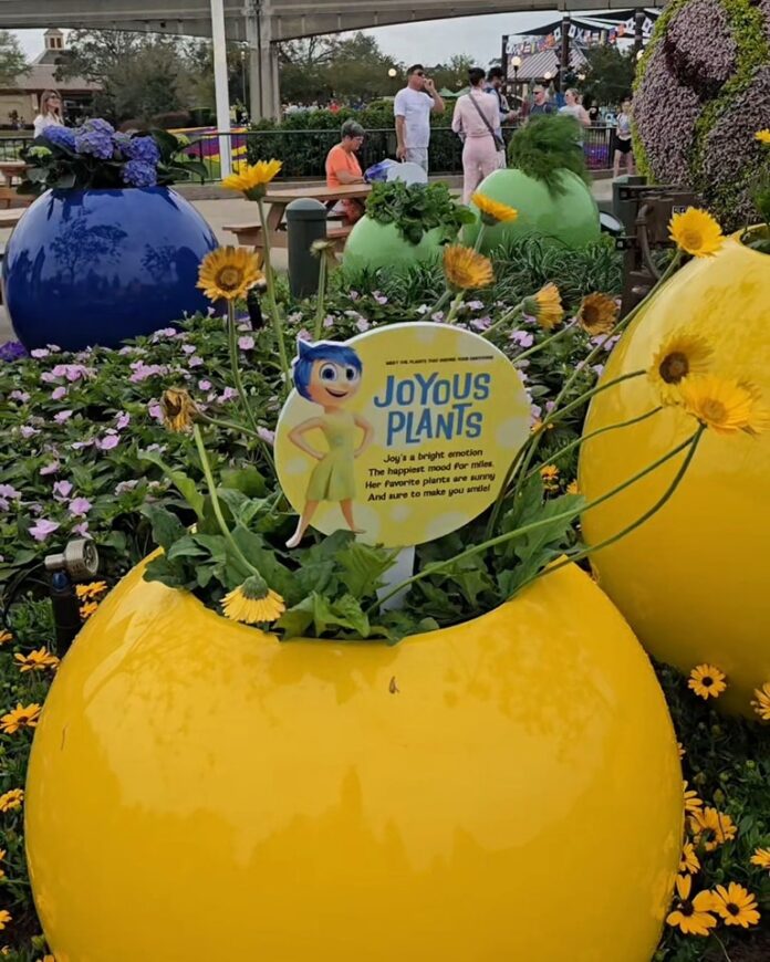 Inside Out Emotion Garden Debuts at Flower & Garden Festival | Chip and ...