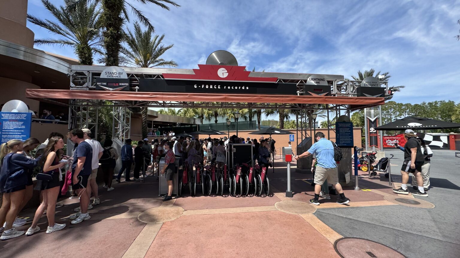 Disney Adds Scrim to the Queue of Rock n Roller Coaster to Block View ...