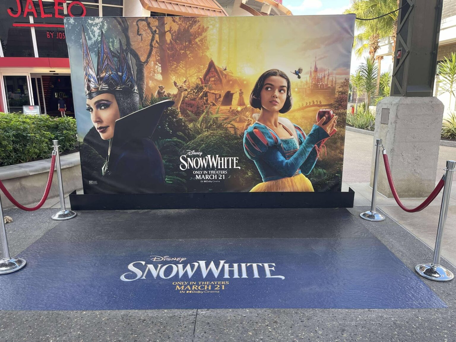 New Live Action Snow White Decorations at Disney Springs Ahead of ...