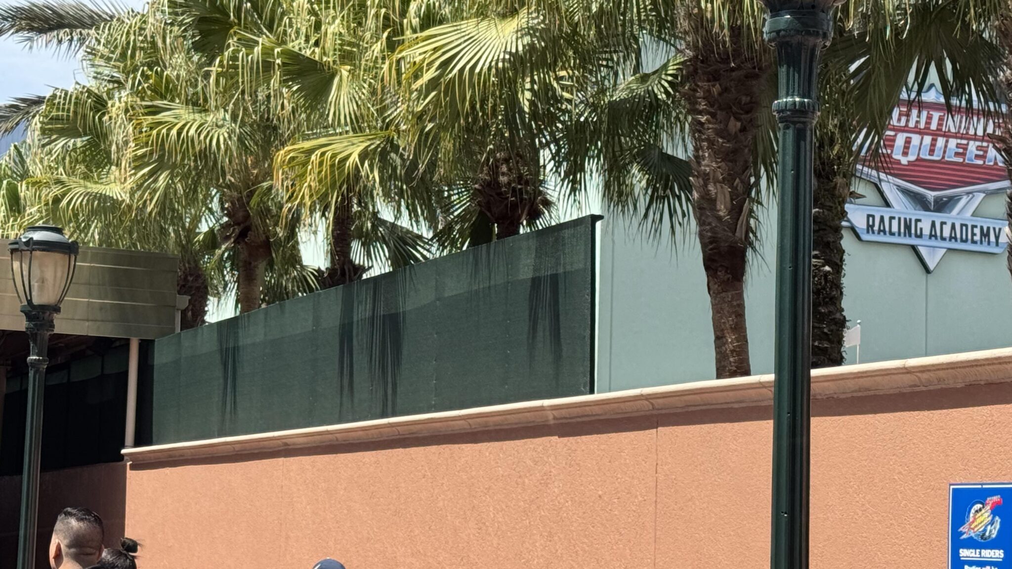 Disney Adds Scrim to the Queue of Rock n Roller Coaster to Block View ...