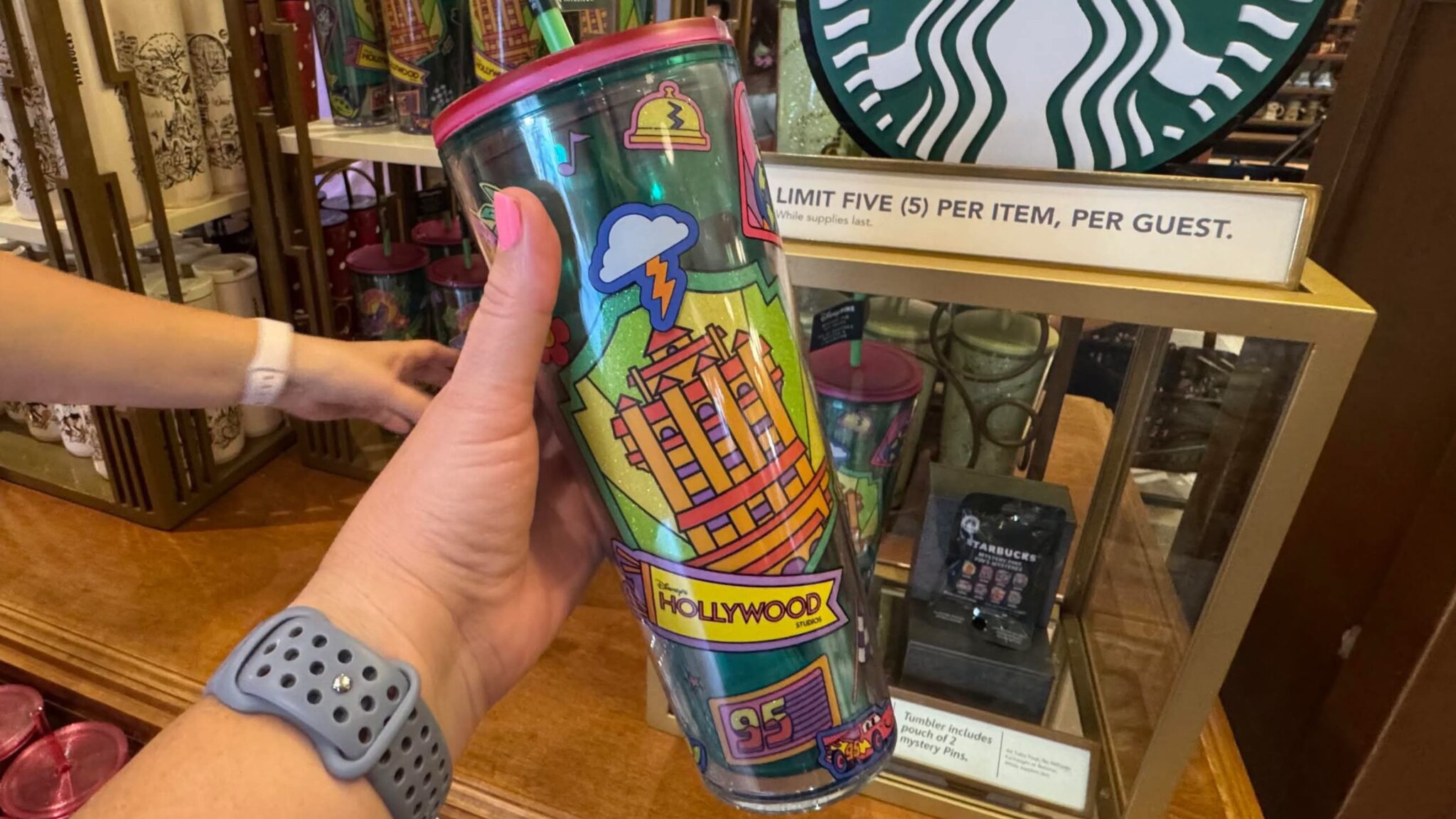 Sip & Style: Hollywood Studios Starbucks Tumbler with Mystery Pins! | Chip and Company